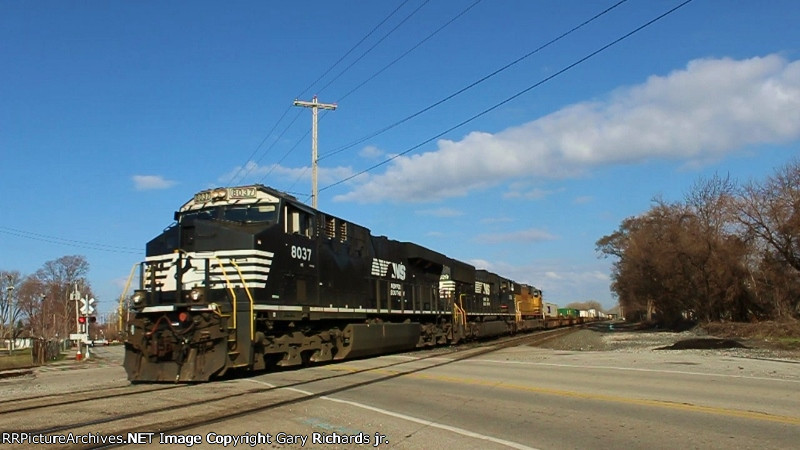 NS 8037, 2629, & UP 4380